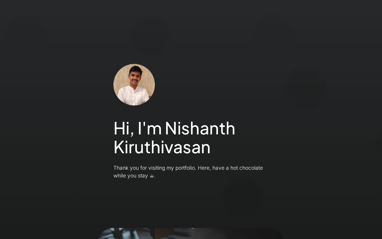 Nishanth's Portfolio